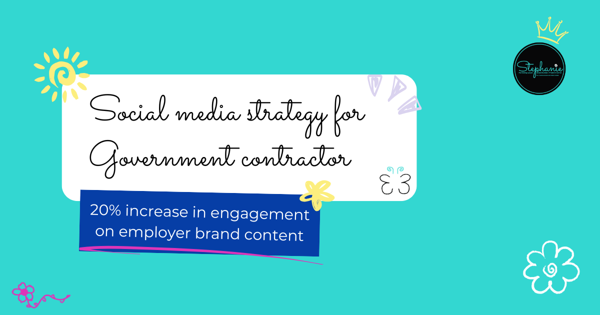 Social media strategy for government consultancy agency – Stephanie Benoit